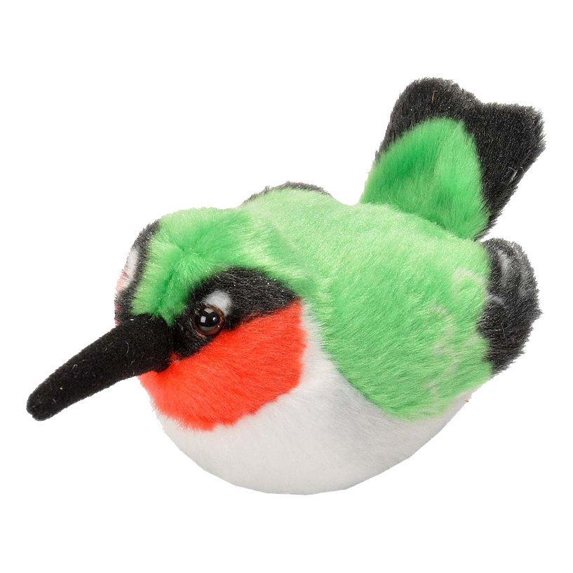 Wild Republic Audubon Ruby-Throated Hummingbird Stuffed Animal with ...